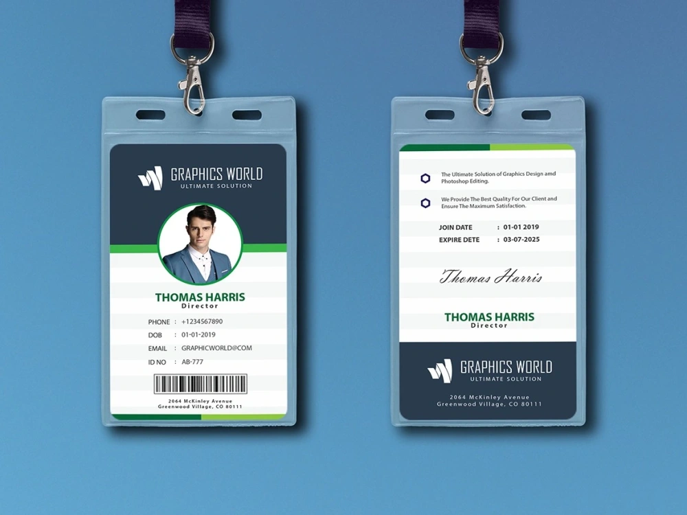 Professional id card Design | Upwork