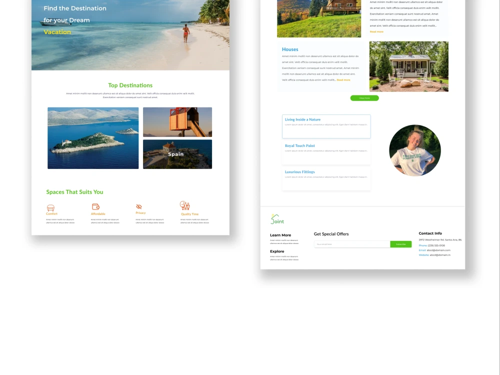 A Responsive Website Landing Page UI design in Figma and coded in Bubble.io | Upwork