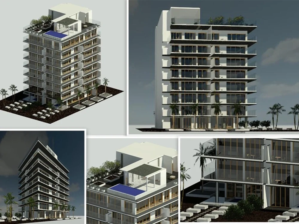 Your 3d building model in revit | Upwork