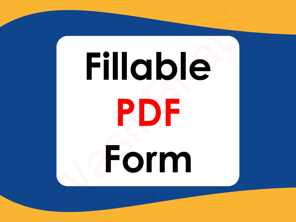 A fillable editable PDF form | Upwork A fillable editable PDF form | Upwork