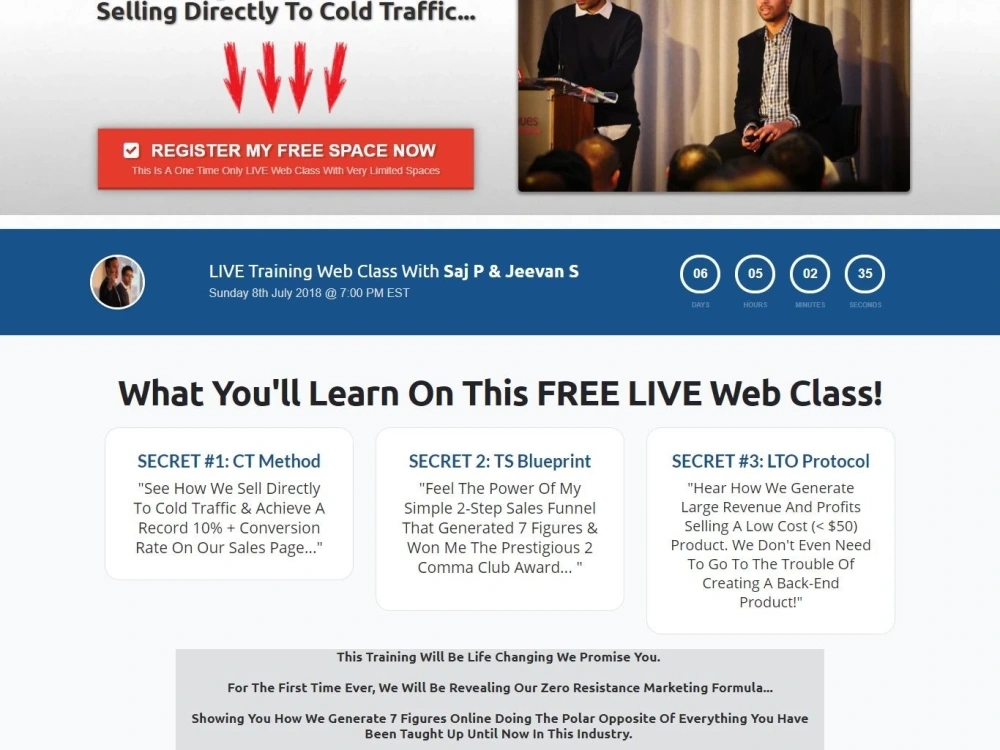 An amazing landing page design for your business | Upwork