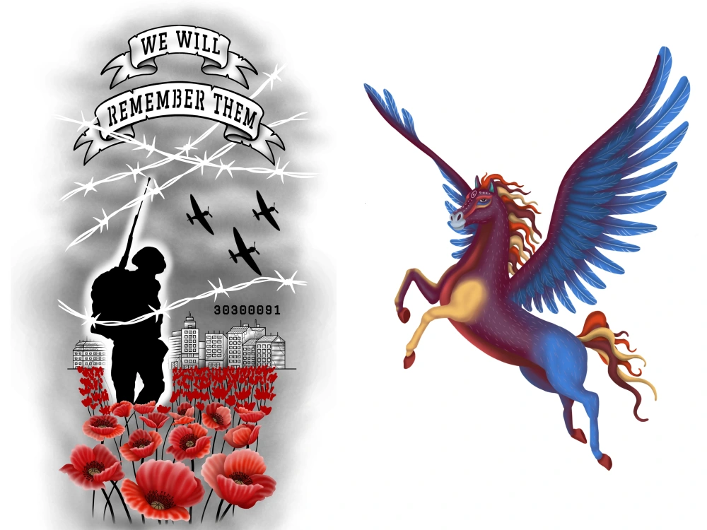 Design 100% functional tattoo for the skin | Upwork