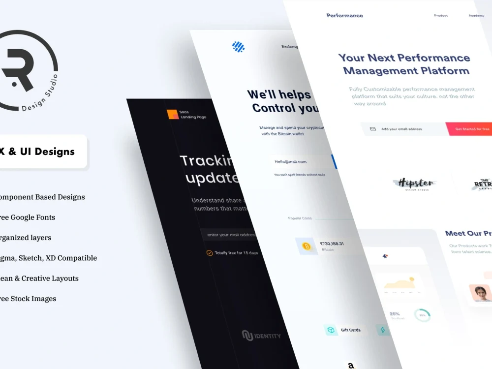 Responsive website UI/UX design, web UI or landing page UI design in Figma | Upwork