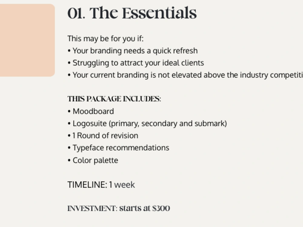Simple + Modern Essential Branding Package | Upwork
