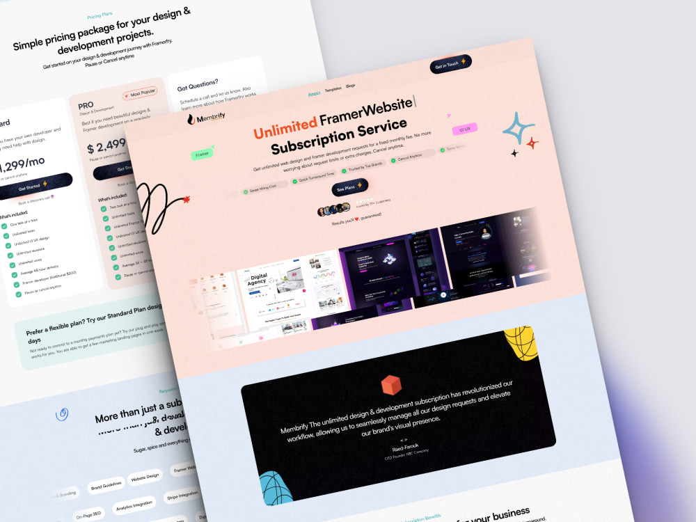 Framer Website Design, Figma to Framer, Framer Expert, Framer Developer ...