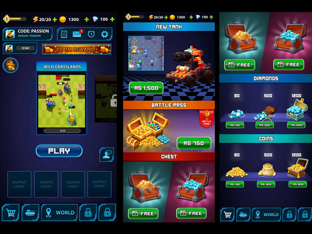 A Game UI Design / 2D Game assets | Upwork