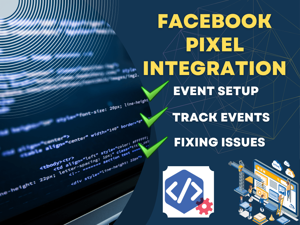 Facebook pixel integration, setup events and fix issues | Upwork
