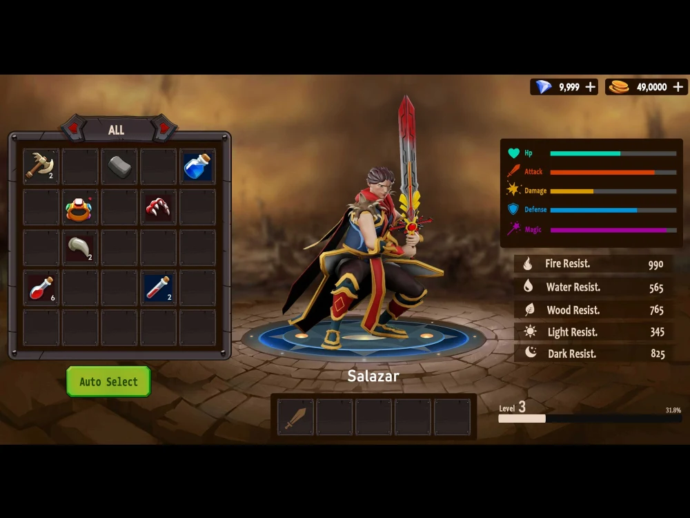 A Game UI Design / 2D Game assets | Upwork