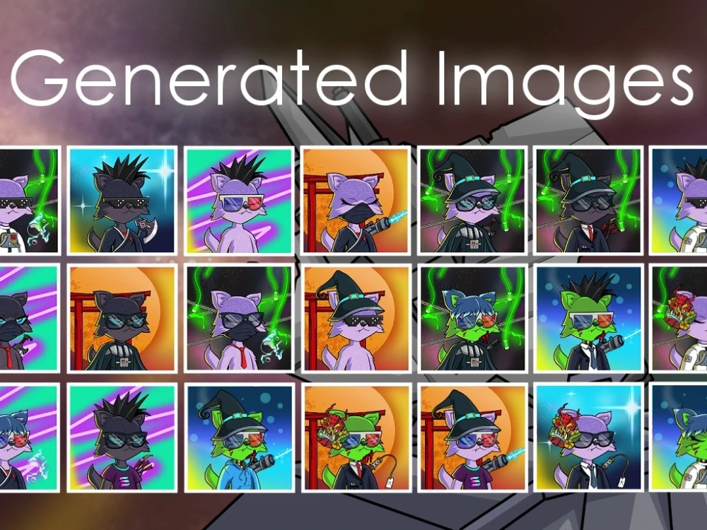 Unique custom cartoon style avatar character for your nft art ...