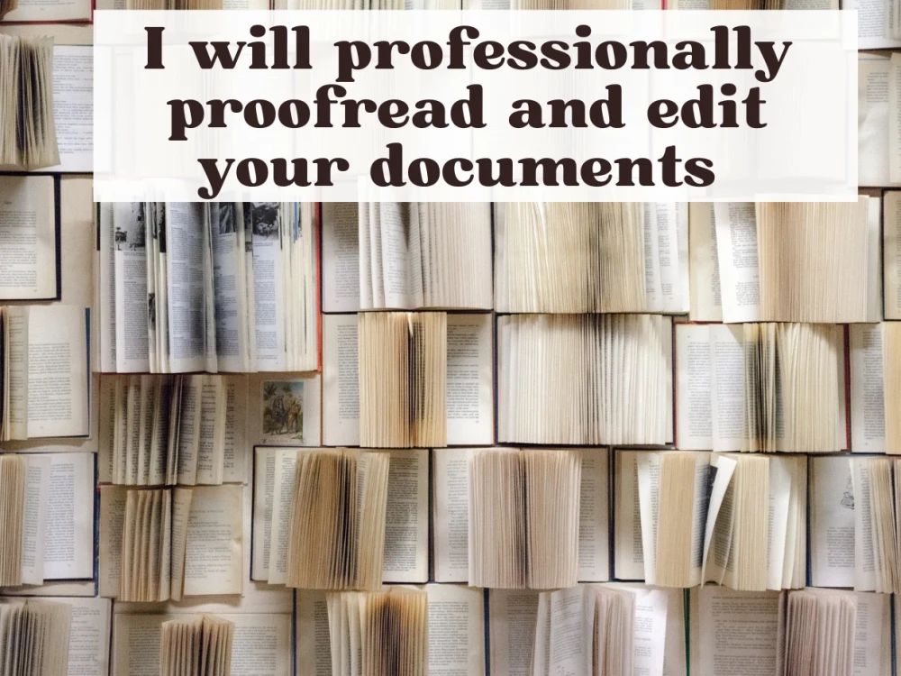 An amazing professional proofreading, copy and paste and document ...