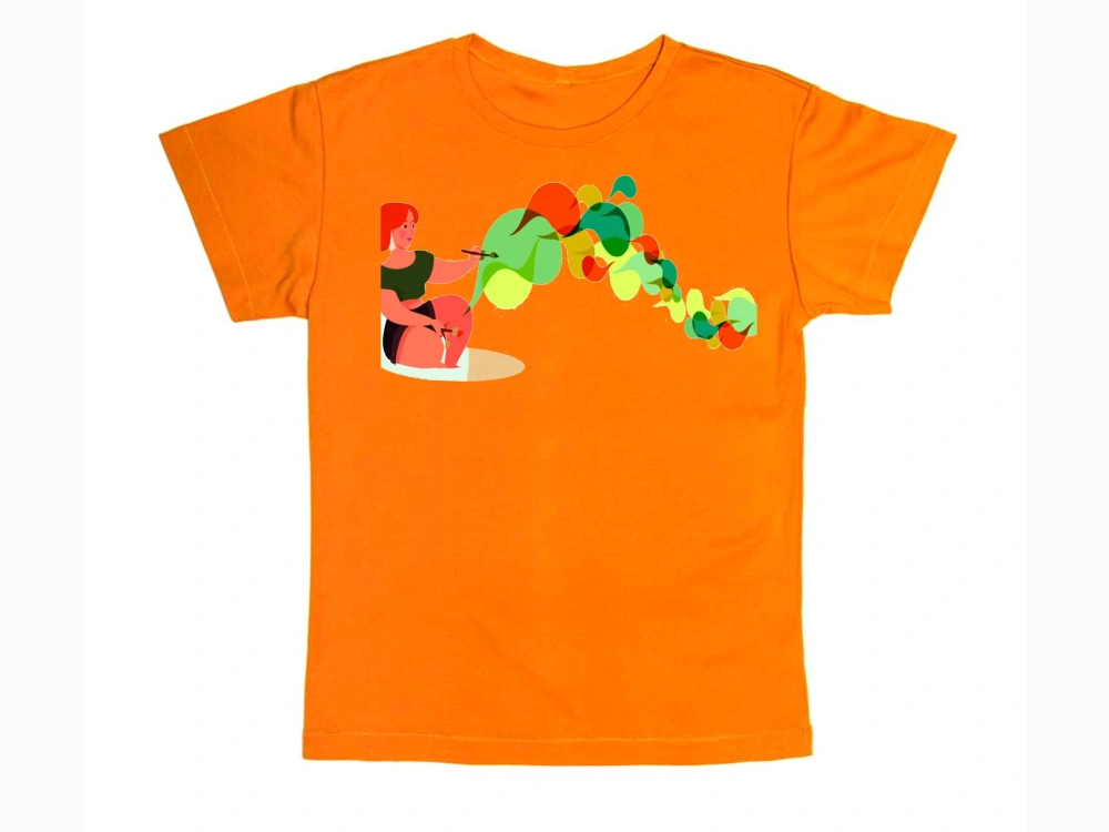 Custom illustrated t shirt design | Upwork