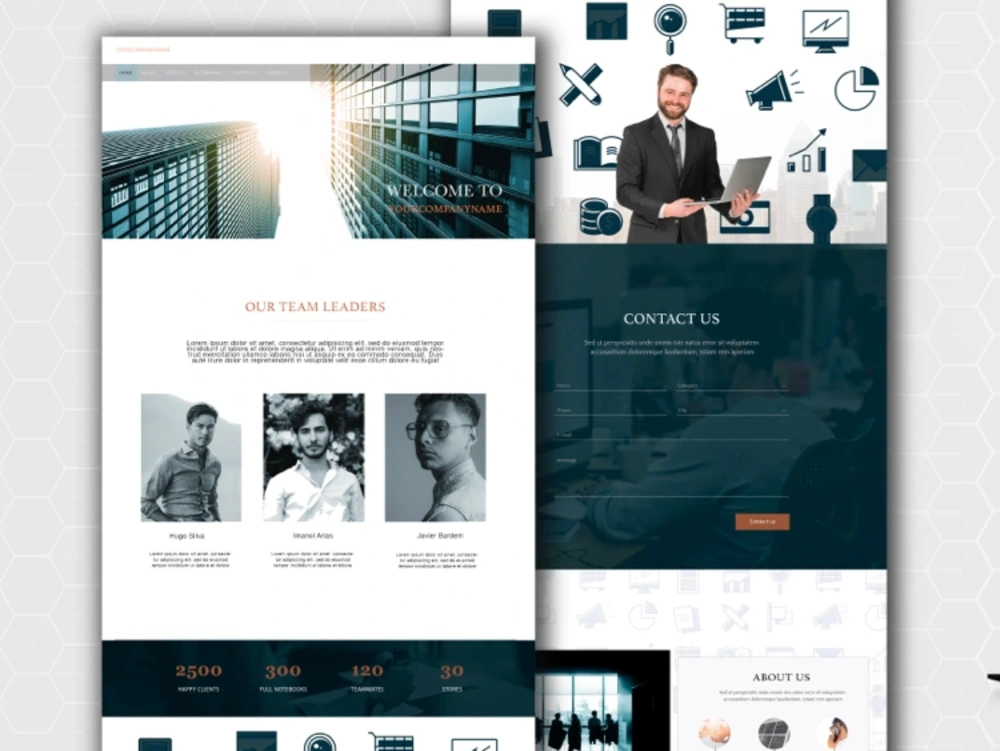 A converting Landing page from Figma to responsive HTML/CSS | Upwork