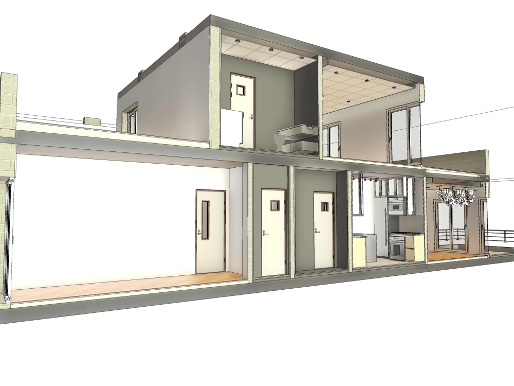 Interior Full Detailed Package with 3D Sections | Upwork