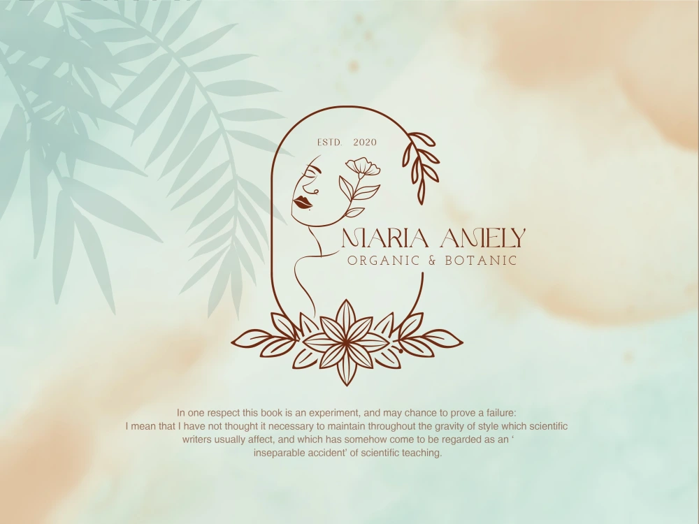 A minimalist hand-drawn feminine botanical boho logo design | Upwork