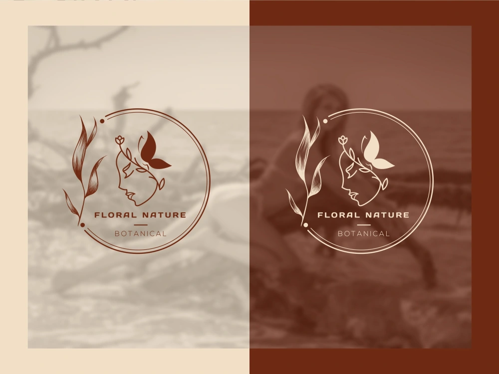 A minimalist hand-drawn feminine botanical boho logo design | Upwork