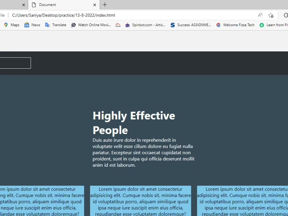 Responsive web page with HTML/CSS | Upwork