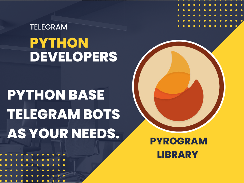 An advance telegram bot using python language. | Upwork