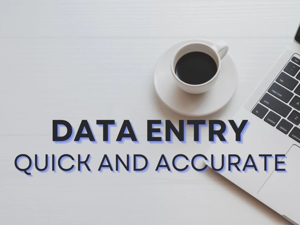 Data entry projects that are completed quickly and accurately. | Upwork