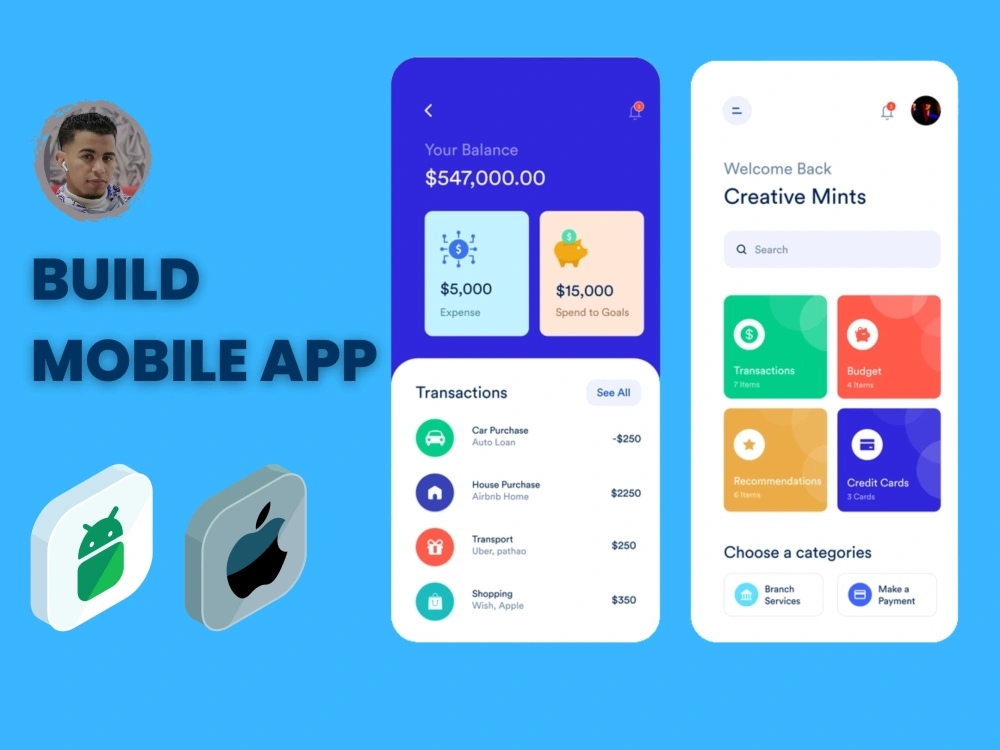 A mobile app developed by flutter | Upwork