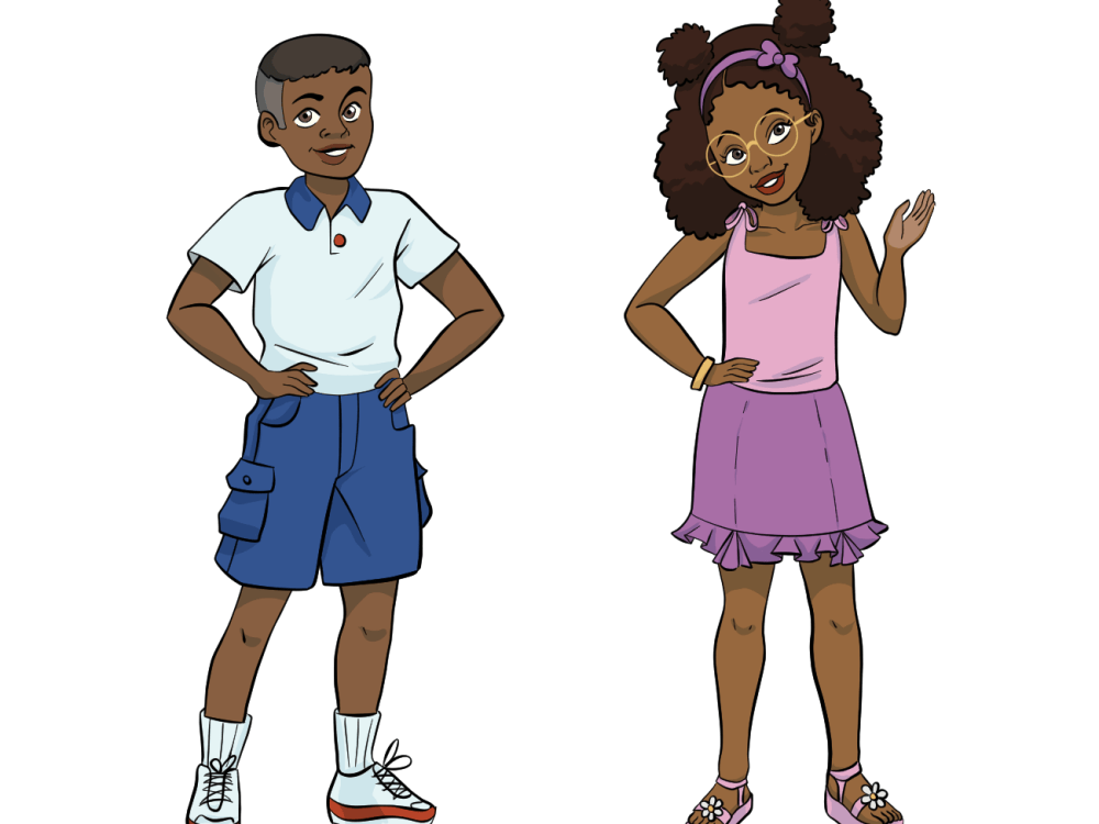 A character design reference sheet! (DnD/webtoon/comic/animation ...