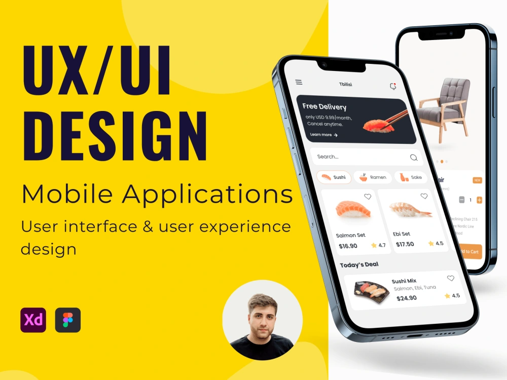 A fantastic mobile app design in Adobe XD and Figma UX UI | Upwork