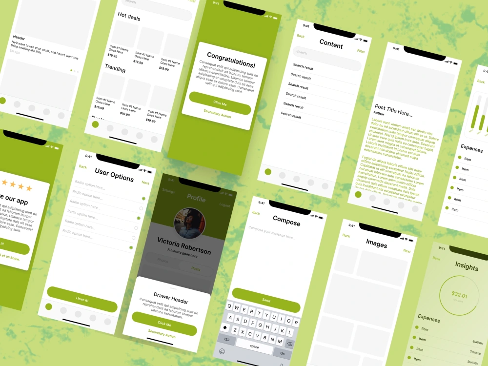 A trendy and modern UI design of your web or mobile app | Upwork