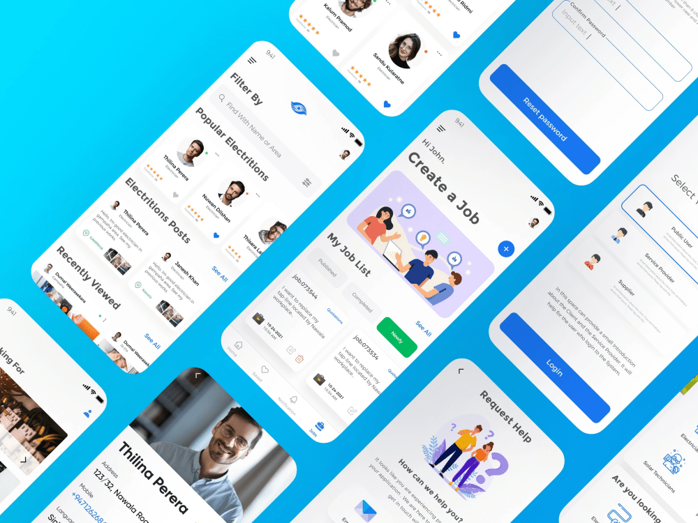 A usable and accessible ios/android mobile UI design by using Figma ...