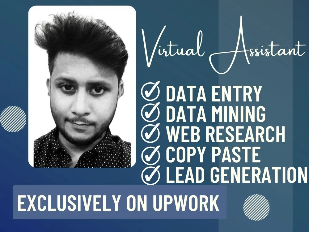 Data entry, copy-paste, Web Research, Lead Generation for your business. | Upwork
