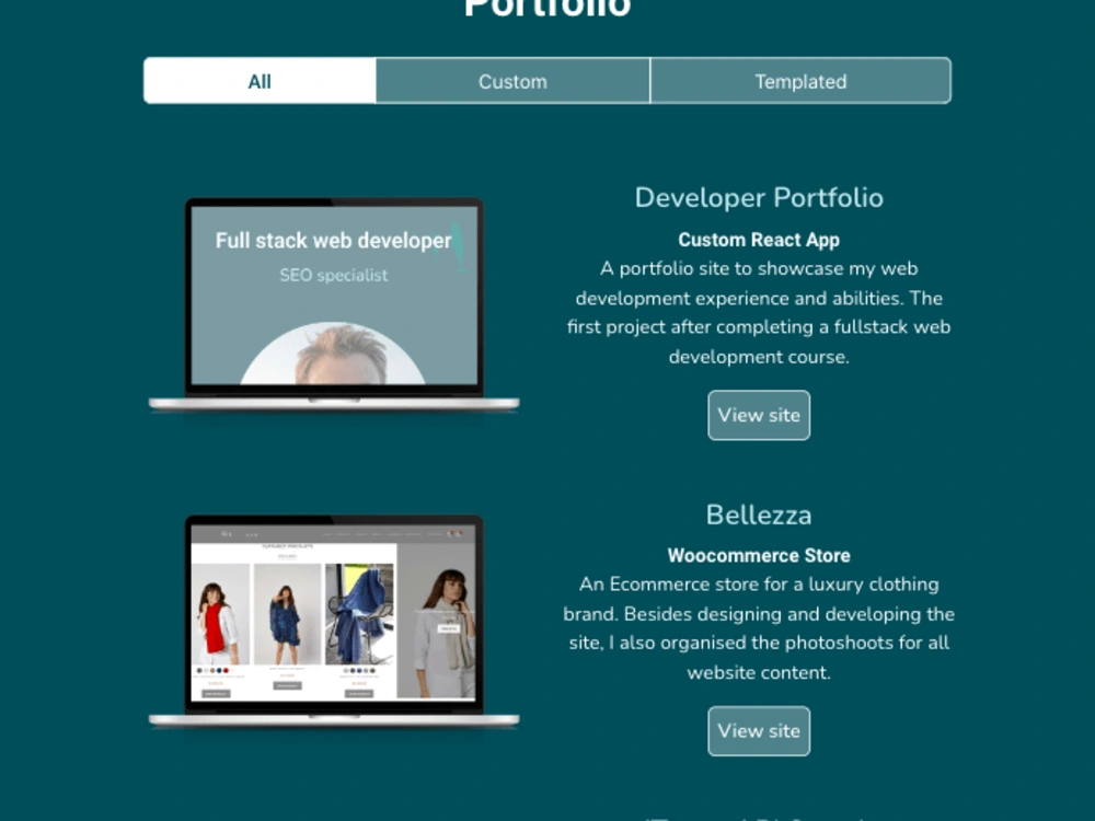 A custom-coded website. Elegant design, fully responsive, SEO optimised | Upwork