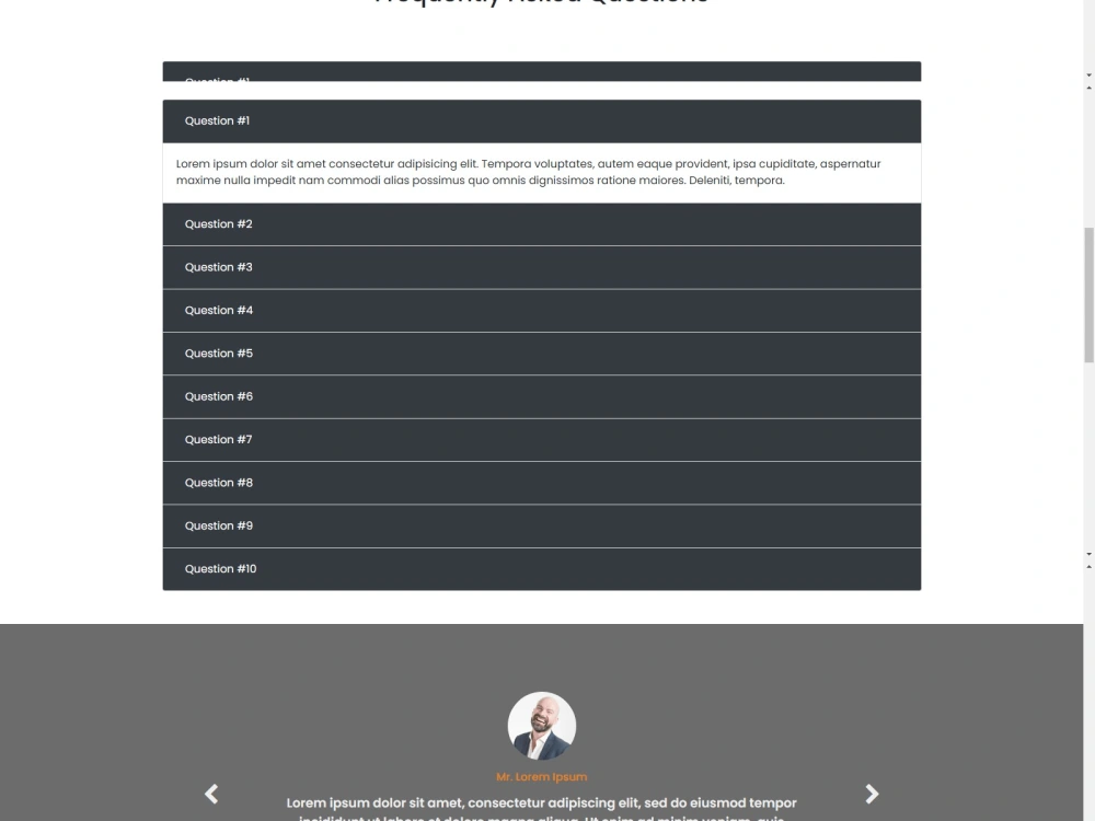 A spectacular Landing page completely responsive for your portfolio. | Upwork