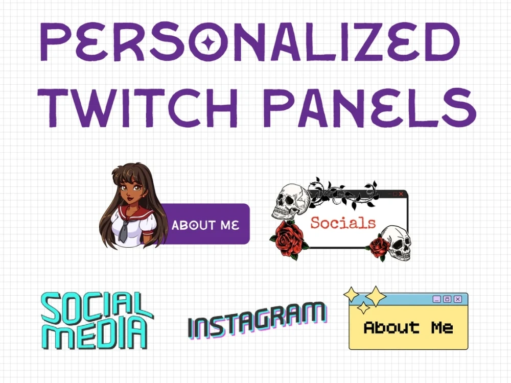 Custom Twitch Panels For Your Stream | Upwork