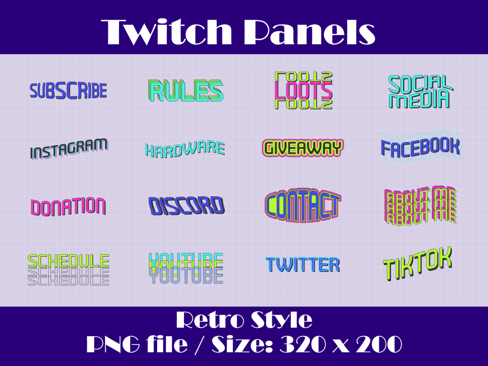 Custom Twitch Panels For Your Stream | Upwork
