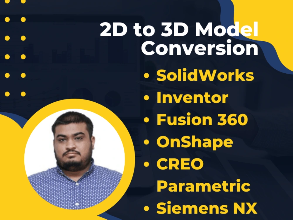 2D to 3D Model Conversion | Upwork