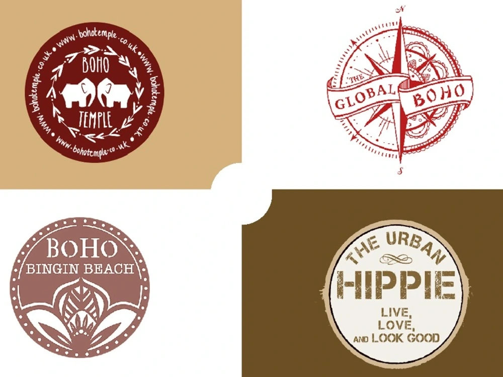 Logo designer for feminine logo, watercolor logo ,boho logo design | Upwork