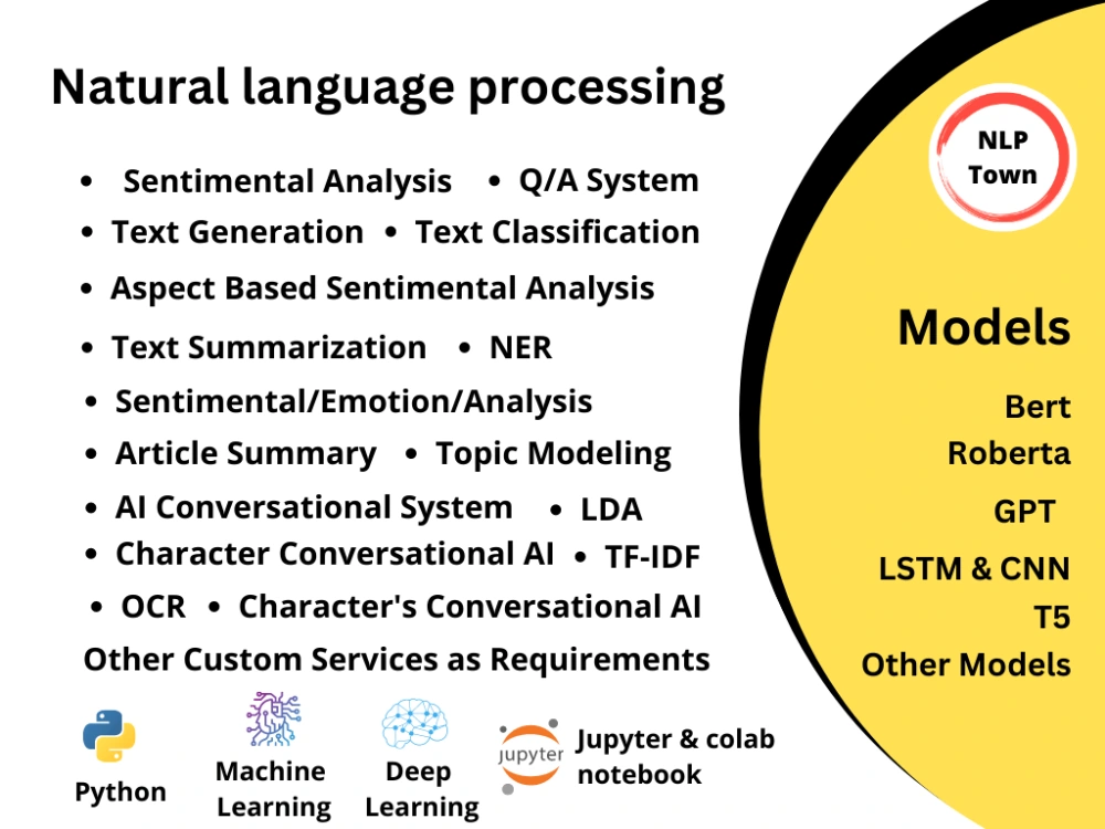 NLP Systems Article Generation/ Text Summarization/ Emotion Classification | Upwork