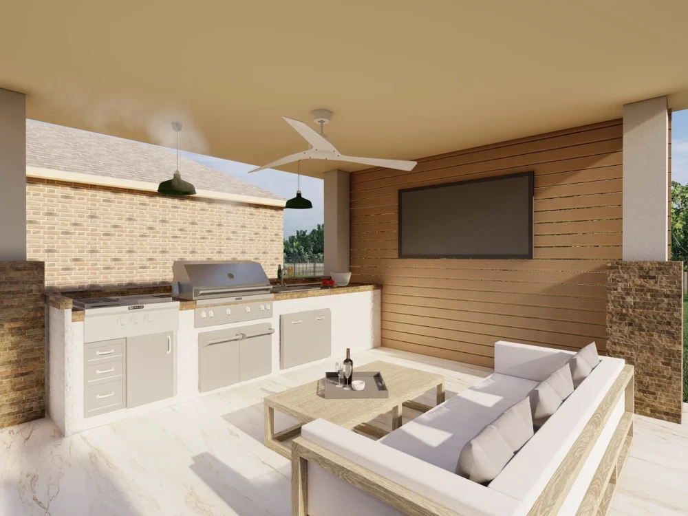 Great pictures of your new pool and BBQ area | Upwork