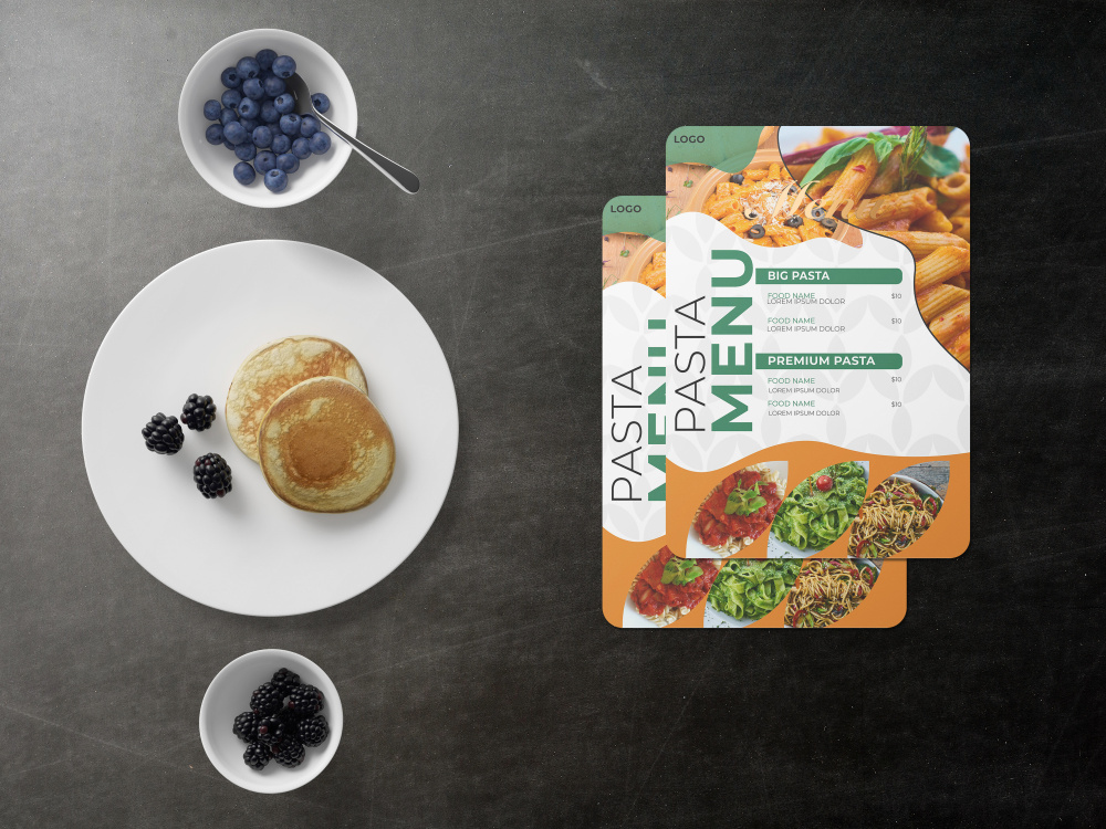 Creative, modern restaurant menu, food menu and print menu design | Upwork