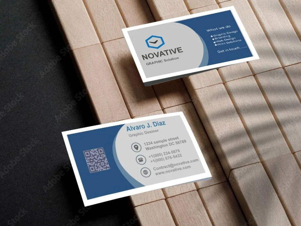 An eye catching business cards design for brand identity. | Upwork