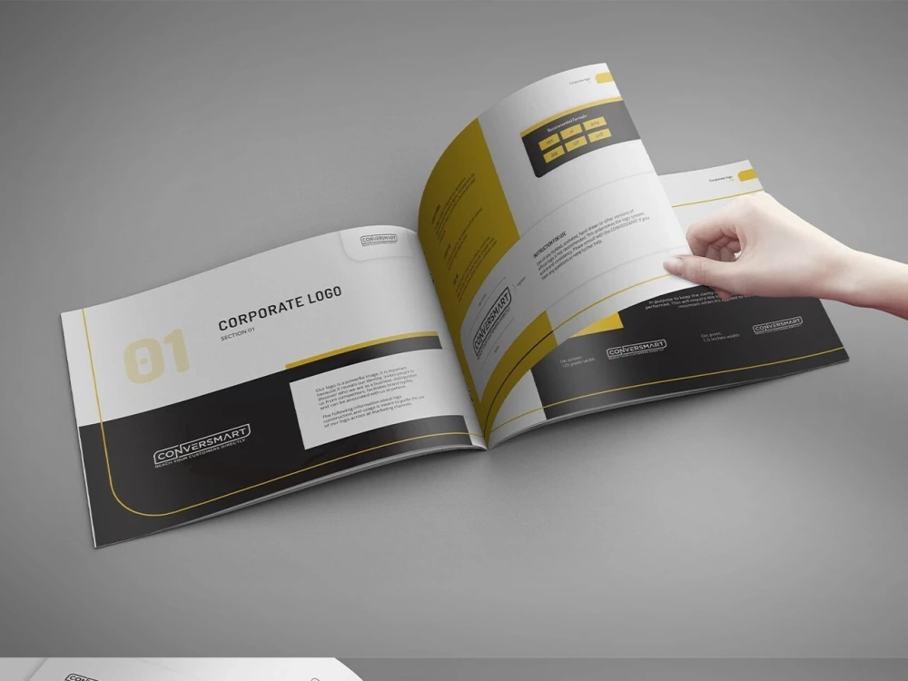 A creative, modern Brand Guideline design that will recognize your ...