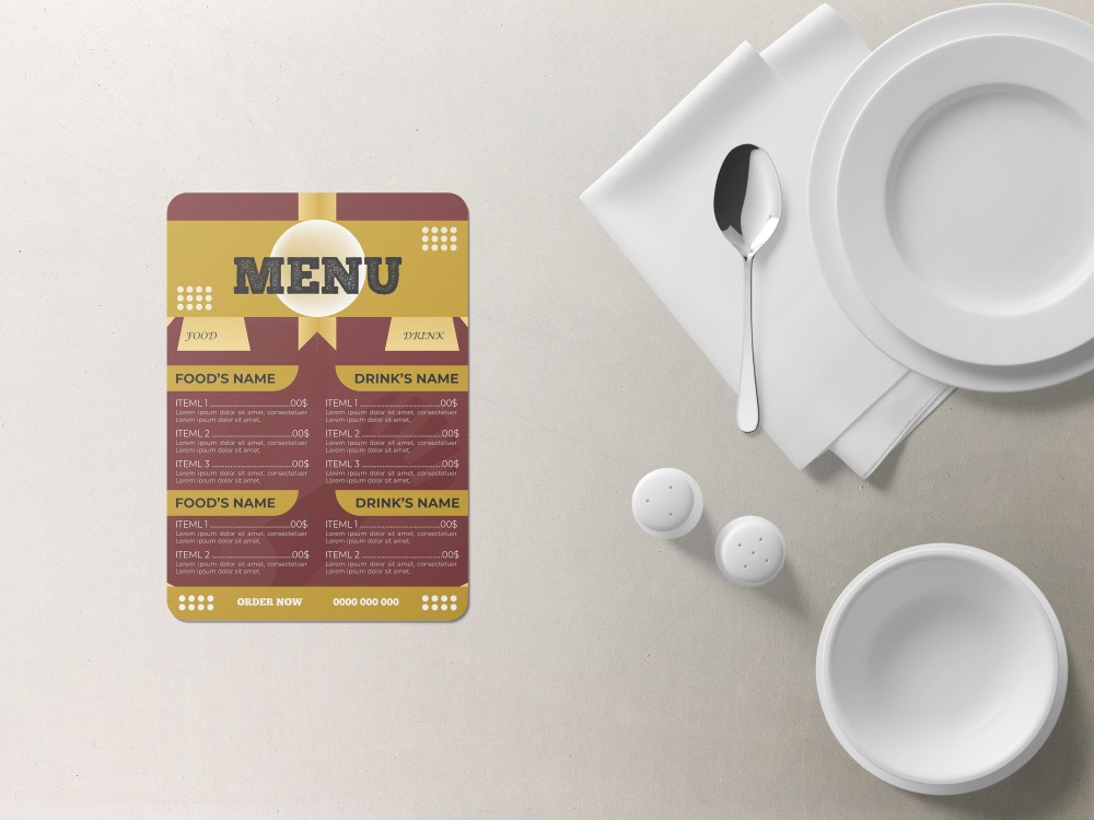 Creative, modern restaurant menu, food menu and print menu design | Upwork