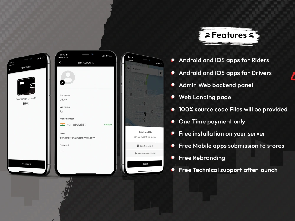 Mobile apps for On Demand Taxi Booking Business similar to UBER, LYFT, GRAB | Upwork