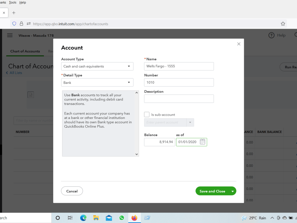 Bookkeeping on quickbooks online and wave with excel | Upwork