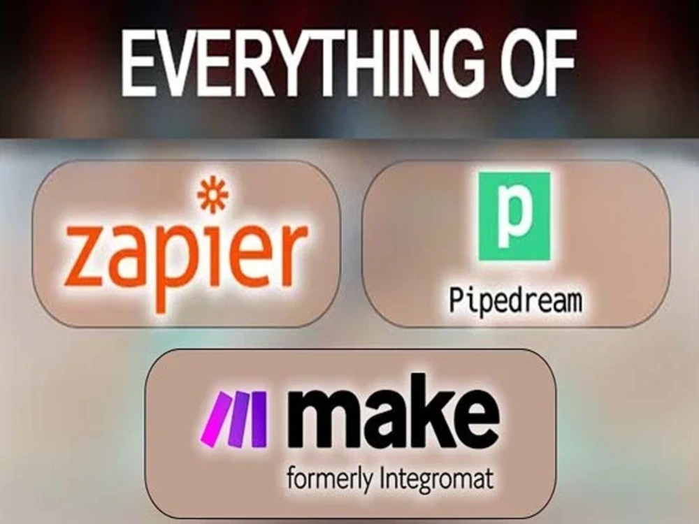 Automation with zapier, pipedream, integration | Upwork