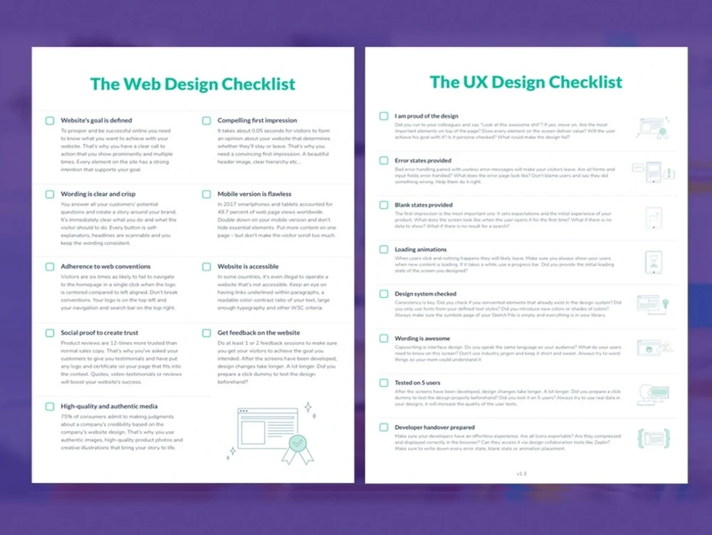 A professional and amazing checklist design | Upwork