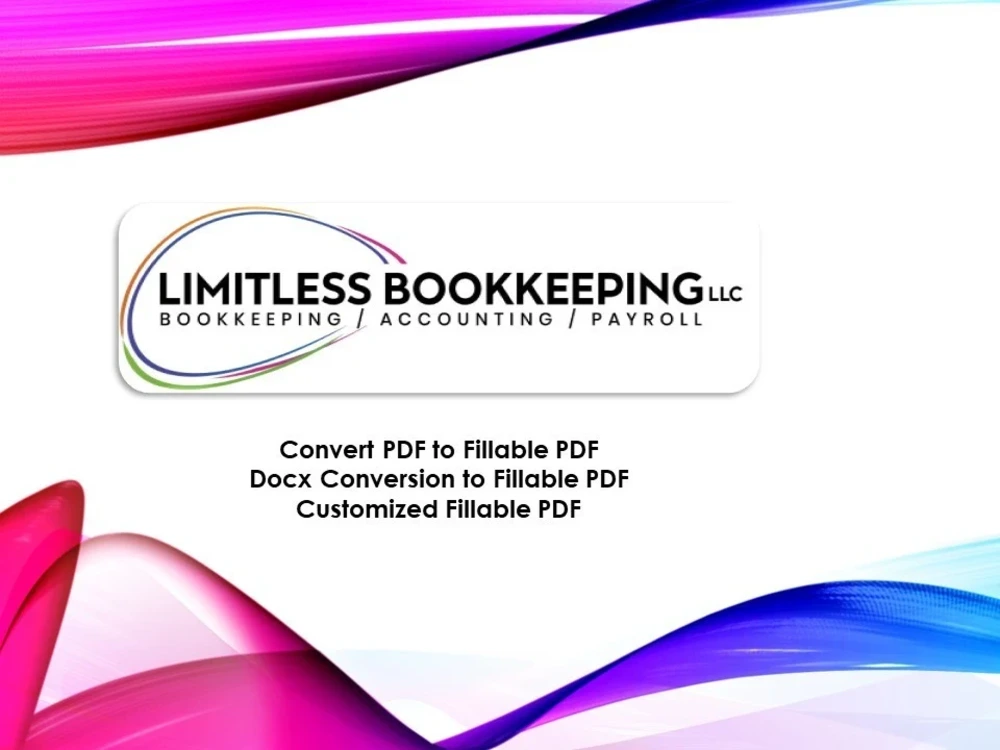 A customized fillable PDF | Upwork