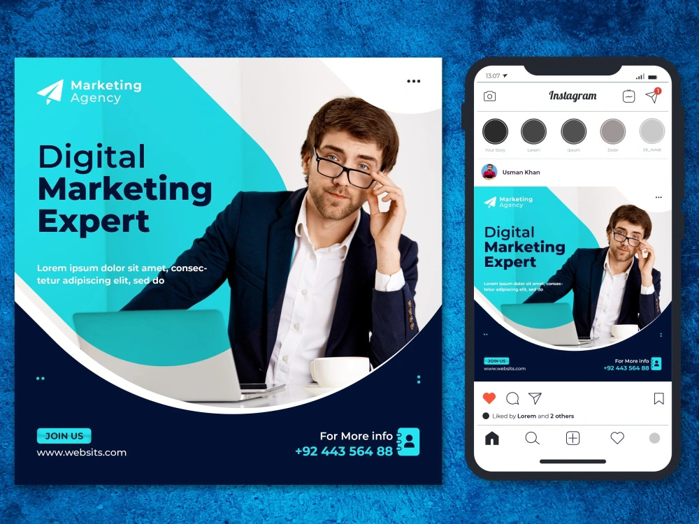 Professional Web Banner, Instagram Post, Linkedin Post and Cover | Upwork