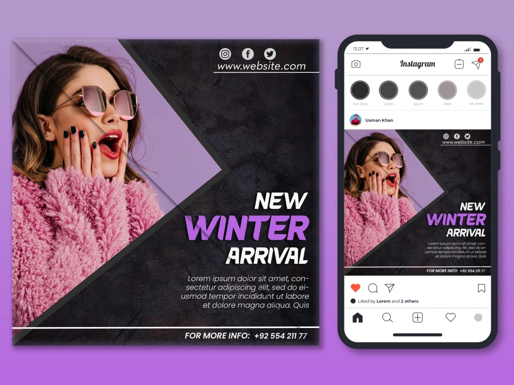 Professional Web Banner, Instagram Post, Linkedin Post and Cover | Upwork