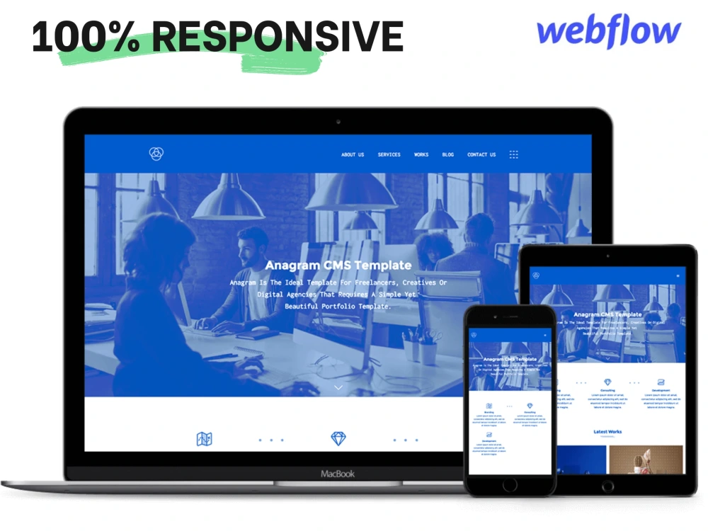 Modern Responsive Webflow website design and development | Figma to ...
