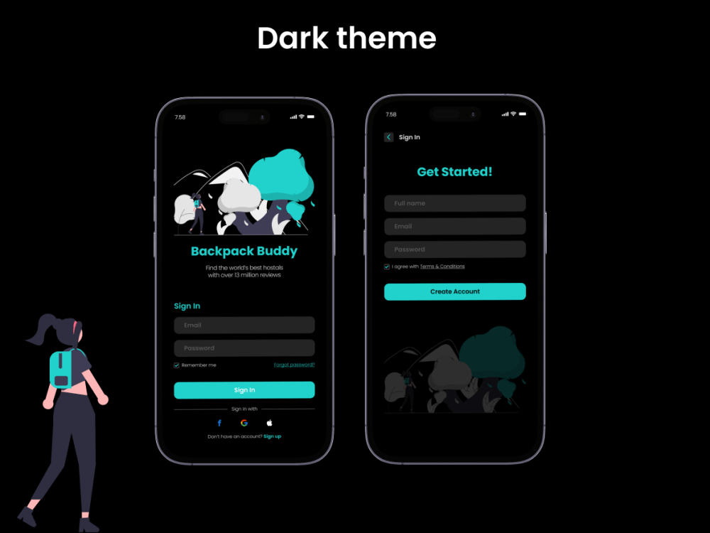 A professional mobile app UI design in figma for android and ios | Upwork
