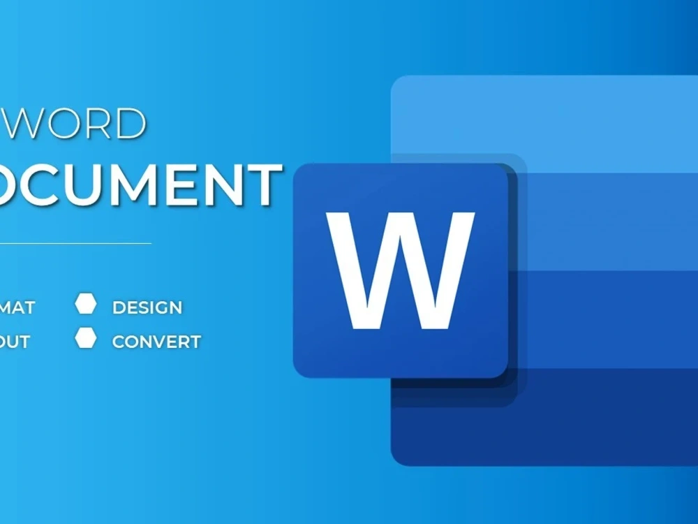 Your ms word document formatted, layout with professional design | Upwork